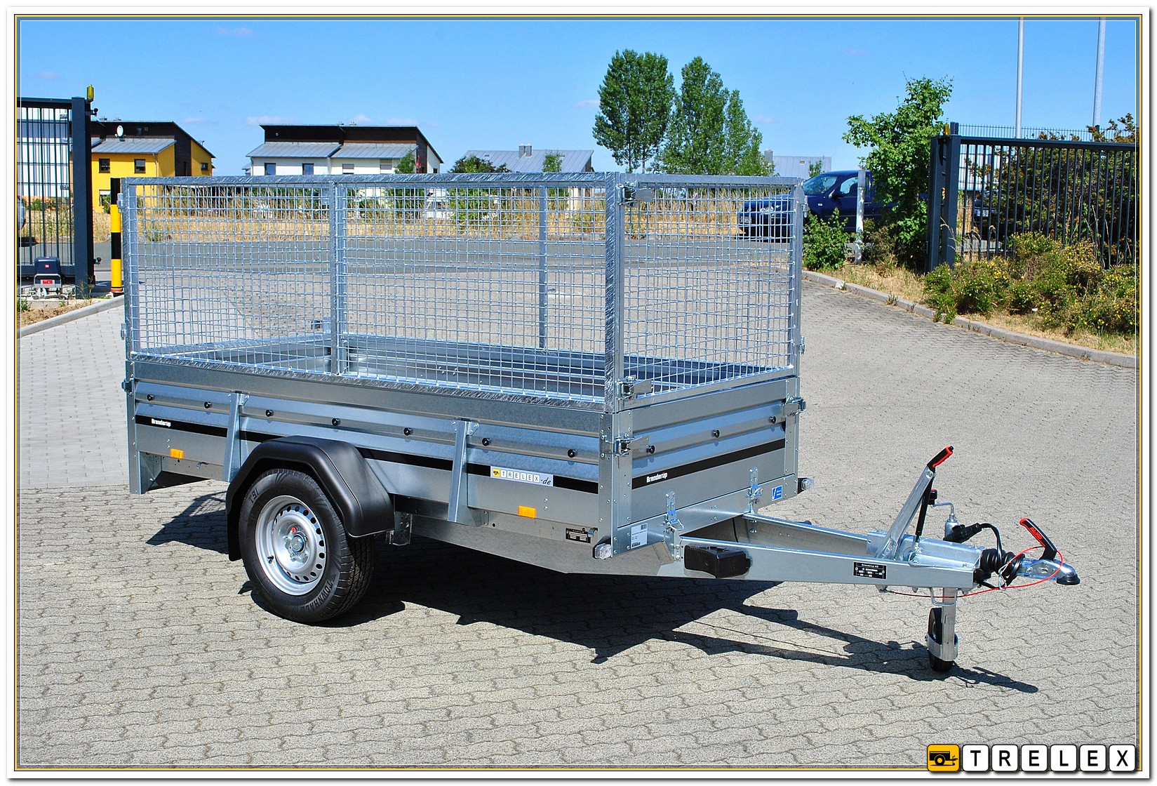 Pkw Anhanger Kipper Mit Laubgitter